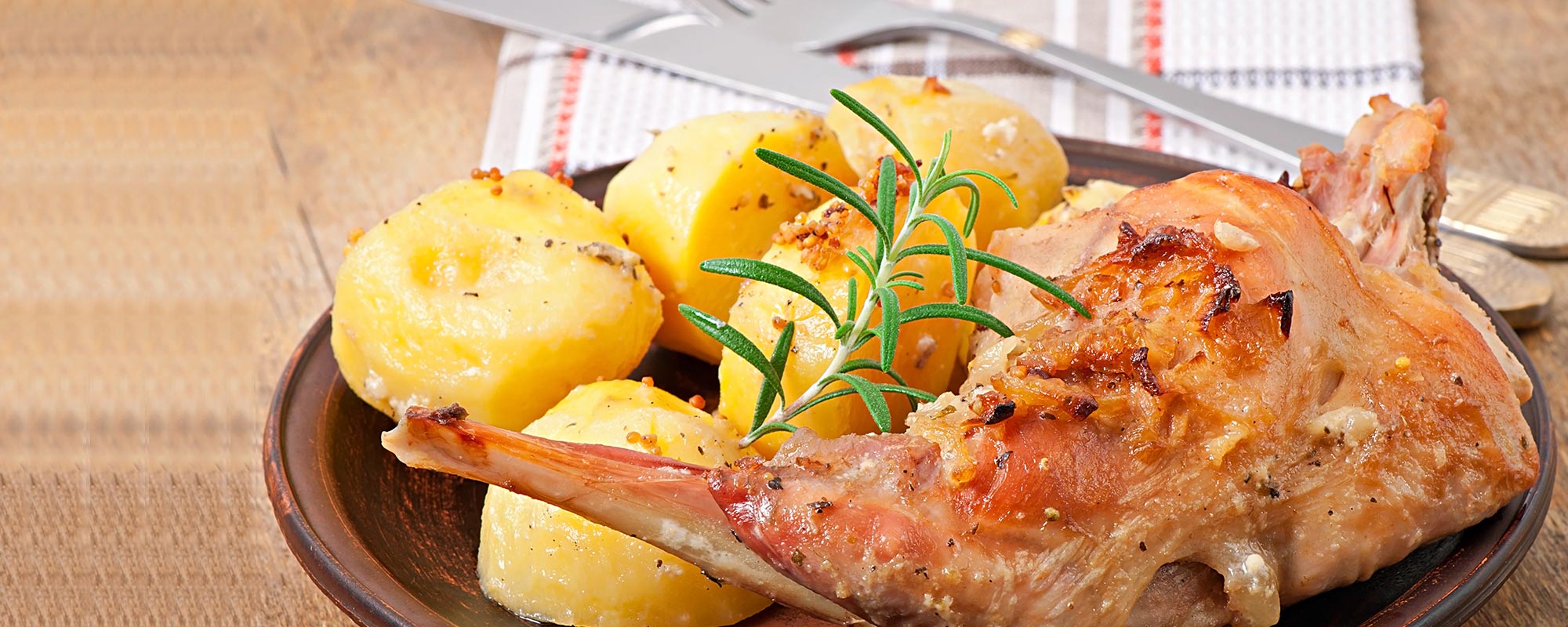 Cuisses de lapin en papillote et crème citronnée aux herbes - dietplus ...