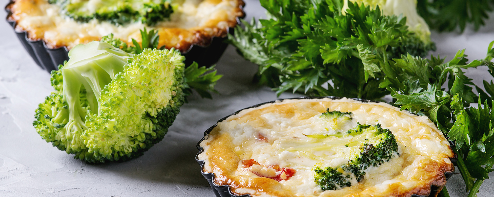 Quiche au brocoli sans pâte - dietplus France